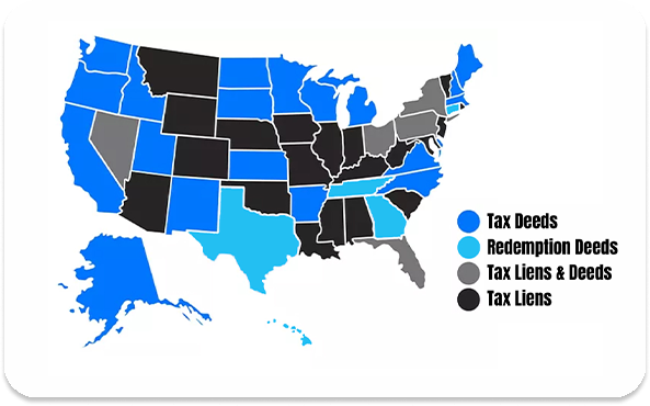 Tax Sale Support in US Tax Map State and Auctions